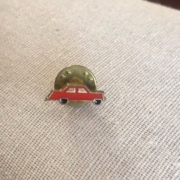 Vintage | Jewelry | Vintage Little Red Car Pin | Poshmark